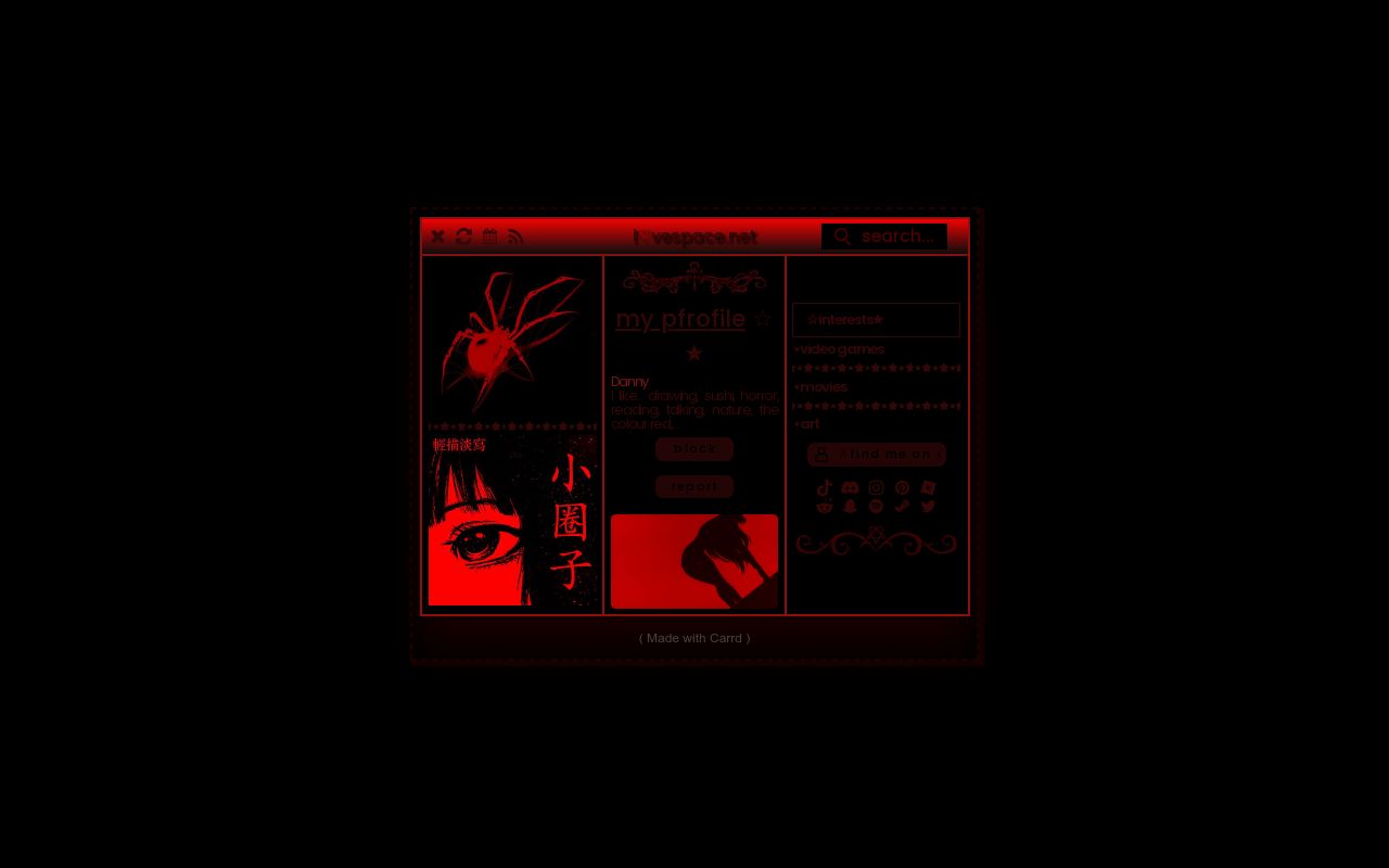 My Carrd by Danny J.